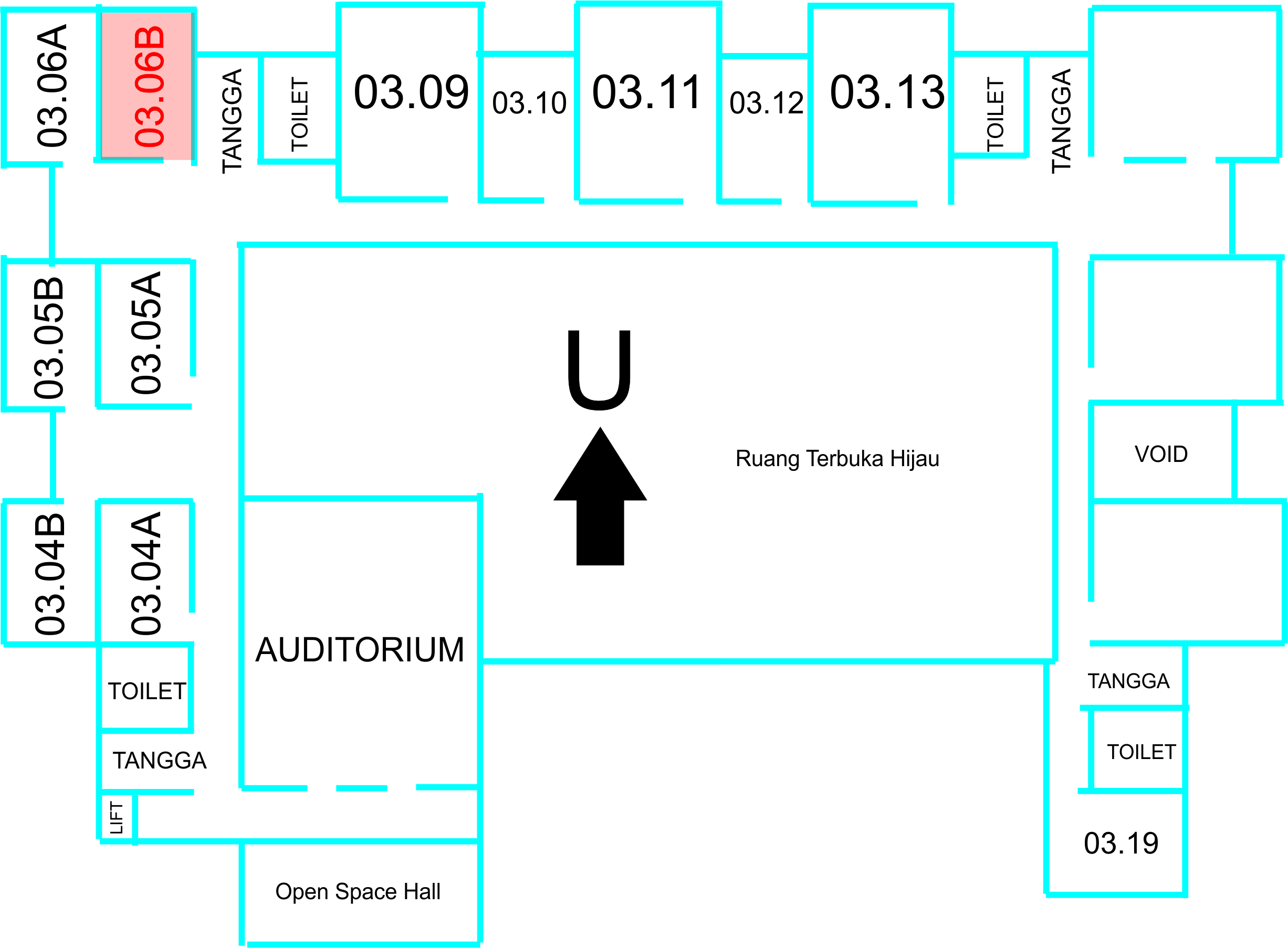 Ruang Kelas Fakultas Teknologi Industi Universitas Islam Indonesia 03.06
