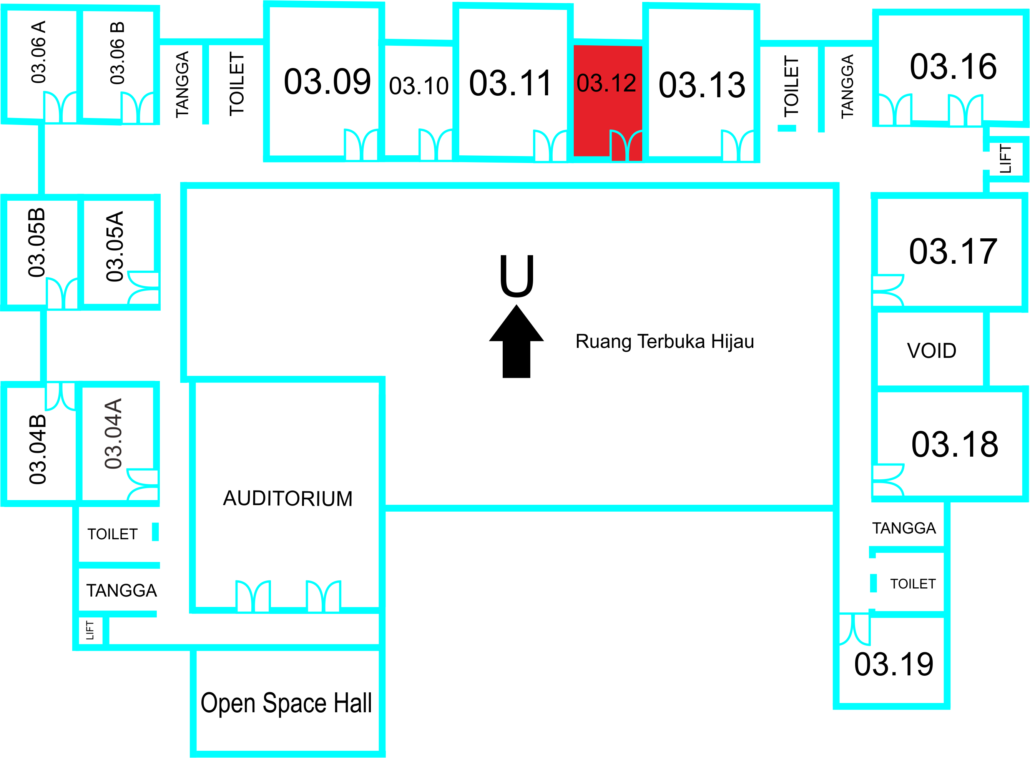Ruang Kelas FTI 03.12 – Fakultas Teknologi Industri – Universitas Islam Indonesia